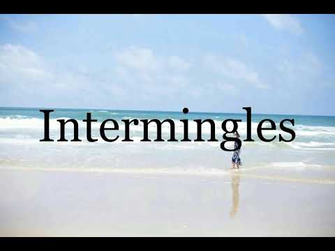How To Pronounce Intermingles🌈🌈🌈🌈🌈🌈Pronunciation Of Intermingles