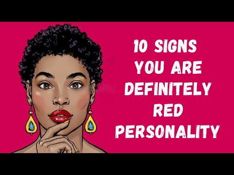 10 signs you are definitely red personality