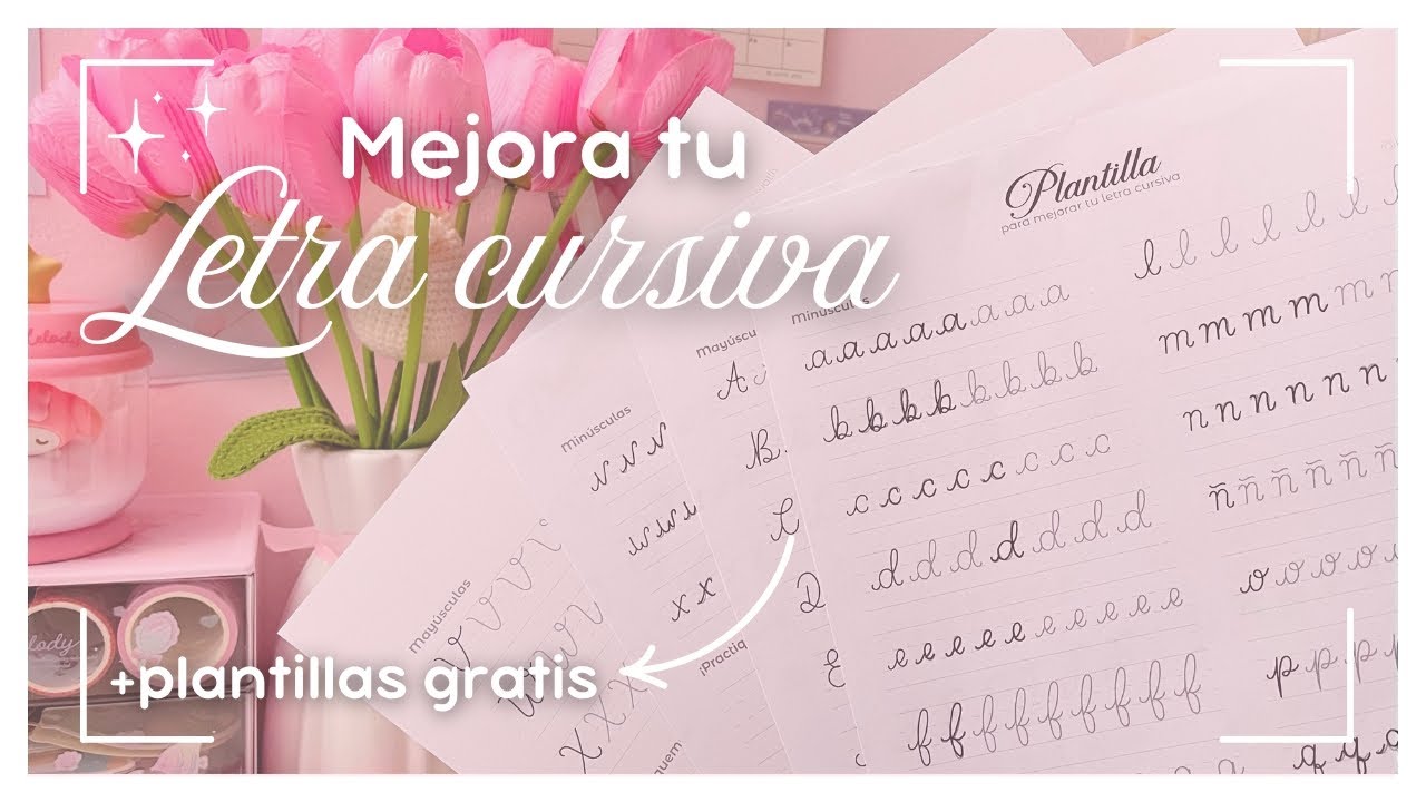 ⋆𐙚₊˚⊹ IMPROVE your CURSIVITY in 10 steps 🍓 ₊˚⊹♡ - + FREE TEMPLATES