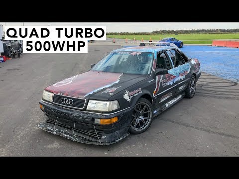 Quad-Turbo LS-Swapped Audi Race Car Sound - LS V8 Audi Quattro Video