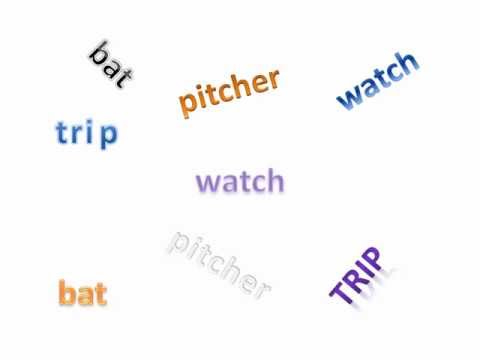 multiple meaning words