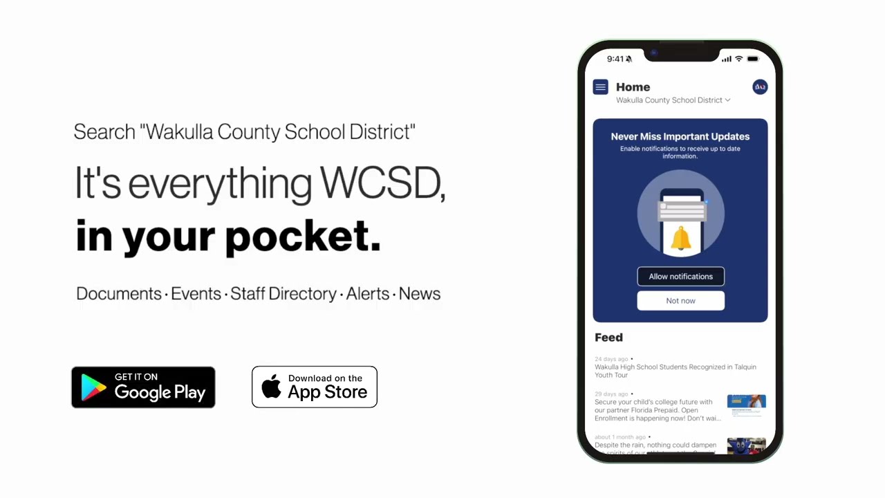 It's everything Wakulla County School District, in your pocket!