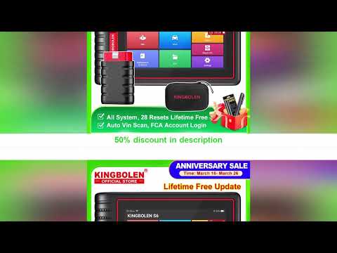 Latest Products You Must Know! KINGBOLEN S6 OBD Automotive Scanner Bluetooth All System Car Diagno