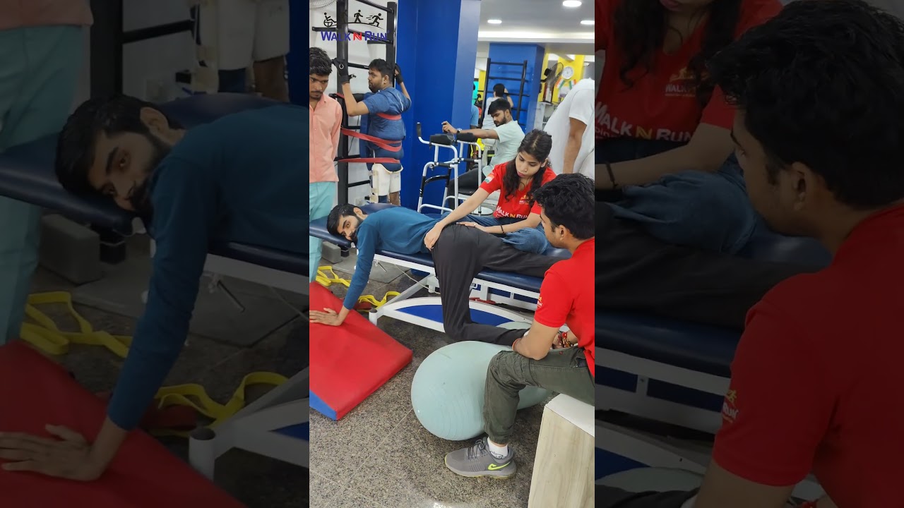 Physiotherapy Recovery Exercises at Walk N Run #physiotherapy #physio #paraplegic #fitness