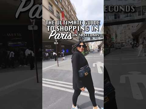 ULTIMATE Shopping in Paris Guide #travel @SaviVid
