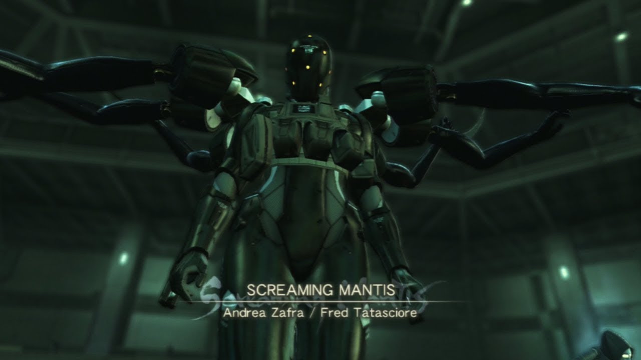 Metal Gear Solid 4 Guns of the Patriots - Screaming Mantis Boss Fight