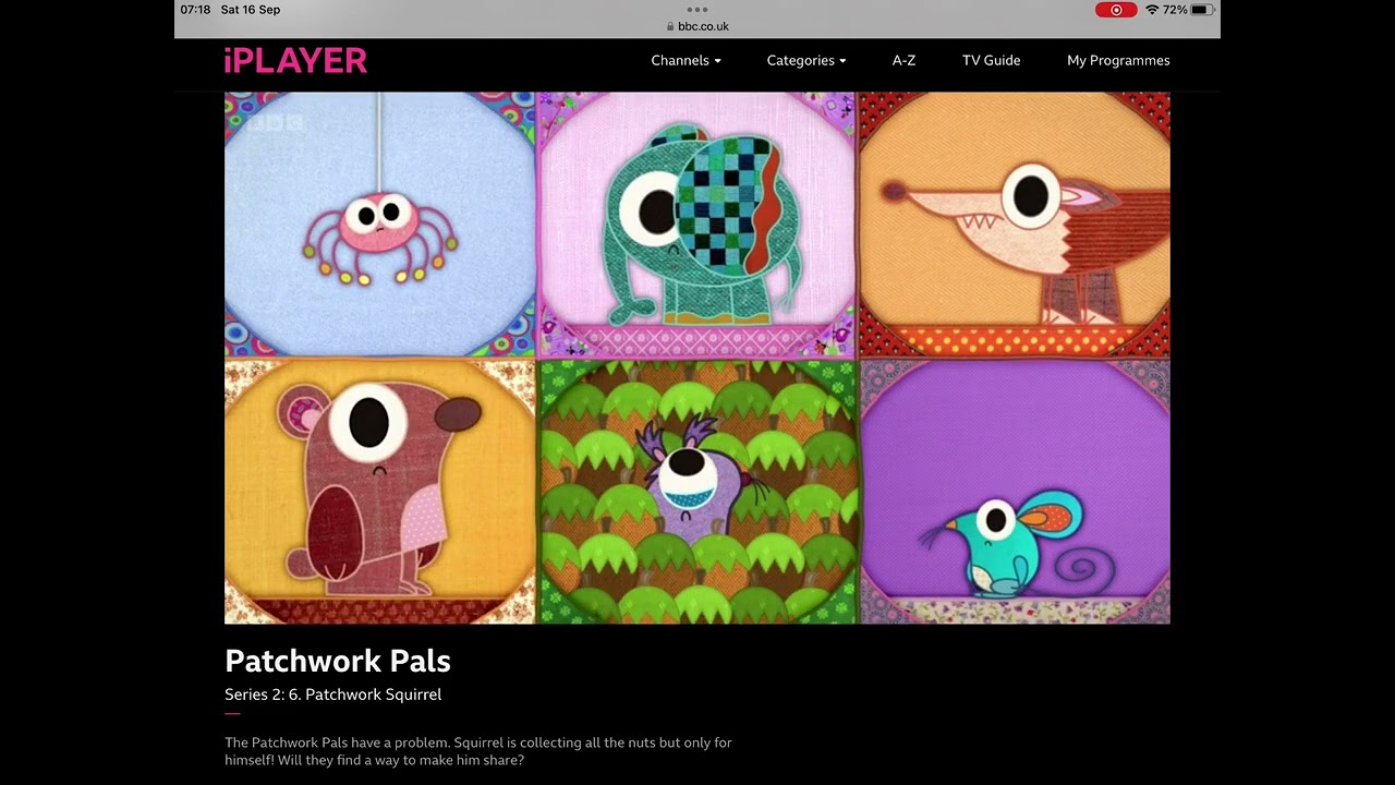 Patchwork Pals squirrel