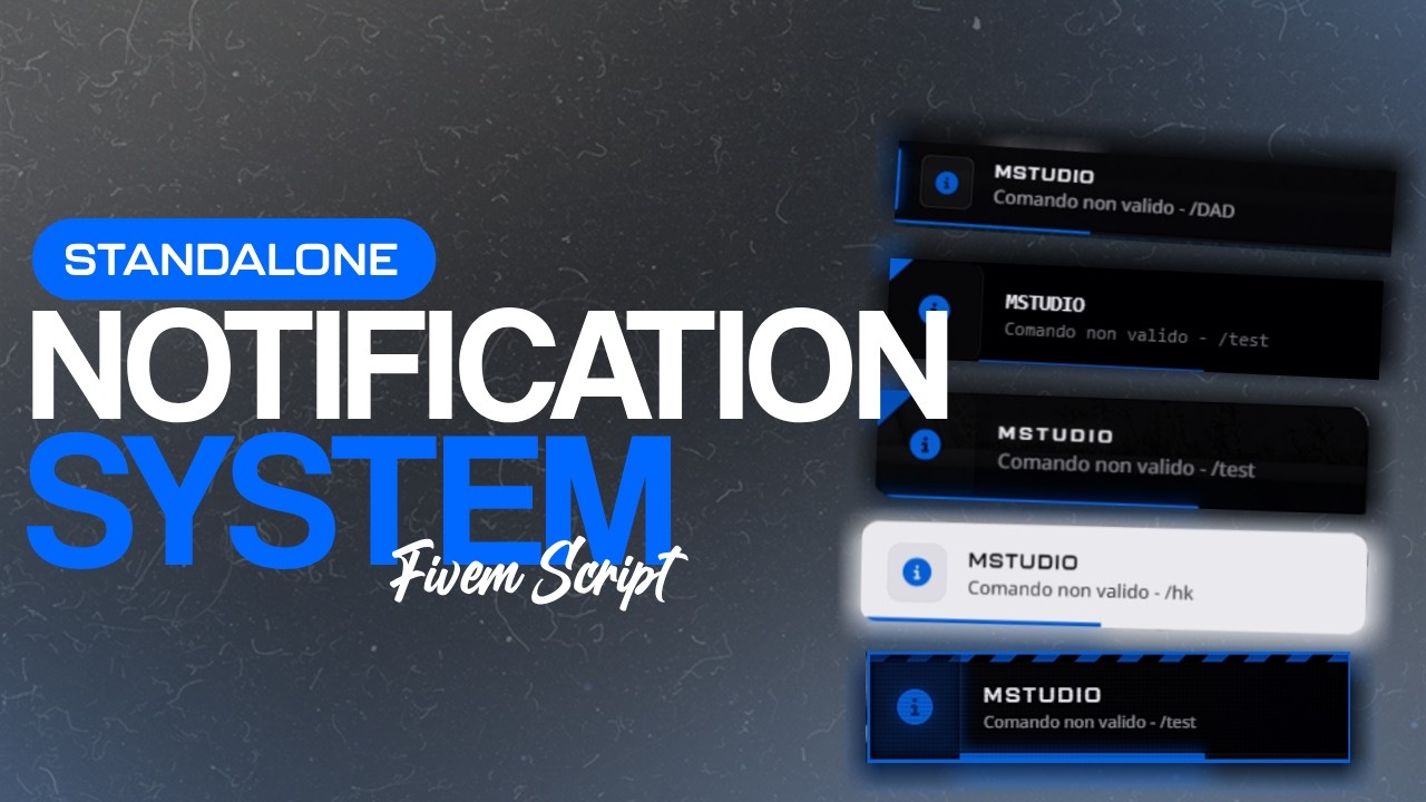 Advanced Notification System | FiveM Script [STANDALONE]