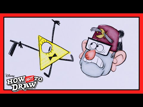 Gravity Falls Grunkle Stan Cartoon Comes to Life 🖊️ | How NOT to Draw | @disneychannelanimation