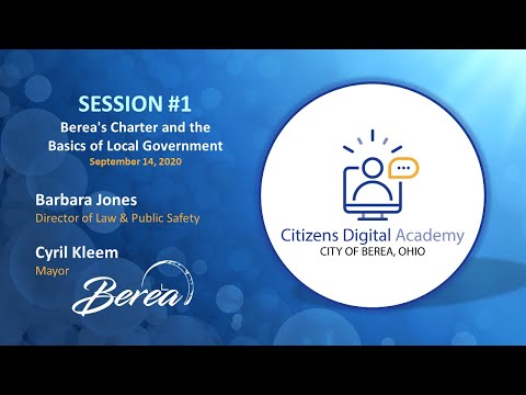 Citizens Digital Academy: Berea's Charter and the Basics of Local Government