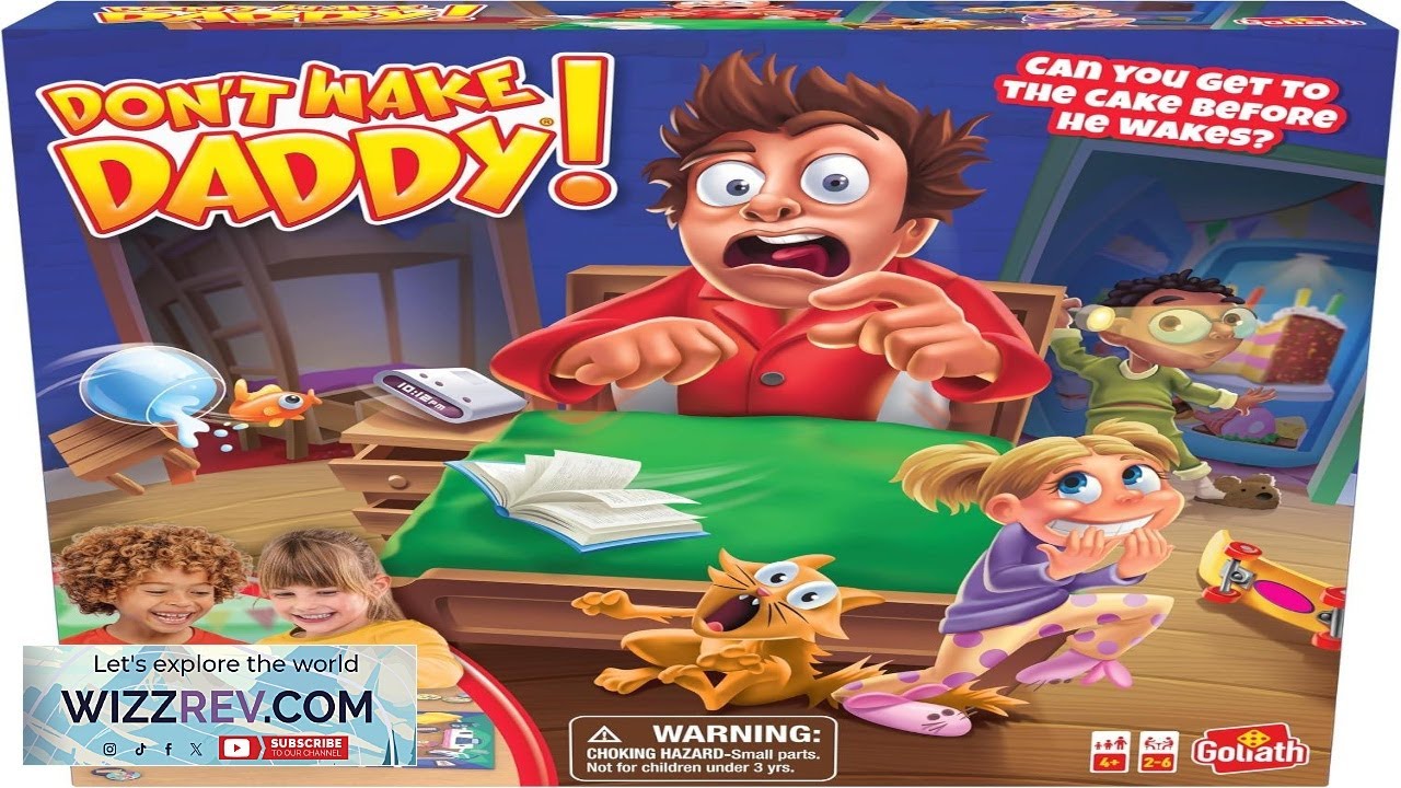 Goliath Don't Wake Daddy Board Game Surprise Action Game for Kids
