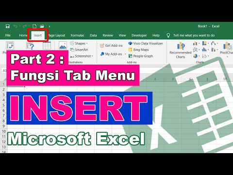 Fungsi Tab Menu Insert Microsoft Excel
