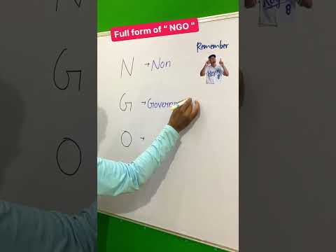 Full form of NGO ? NGO ka full form kya hai ? NGO full form 2023 ? #ngo #gk #shorts #ytshorts