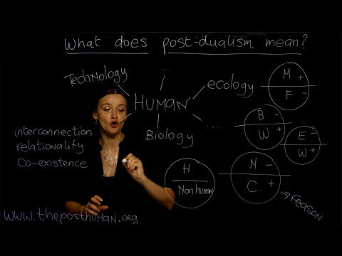 6. What Does POST-DUALISM Mean? Dr. Ferrando (NYU) - Course "The Posthuman" Lesson n. 6