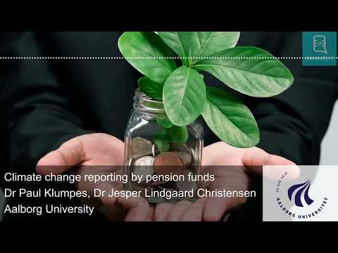 Climate Change reporting by pension funds