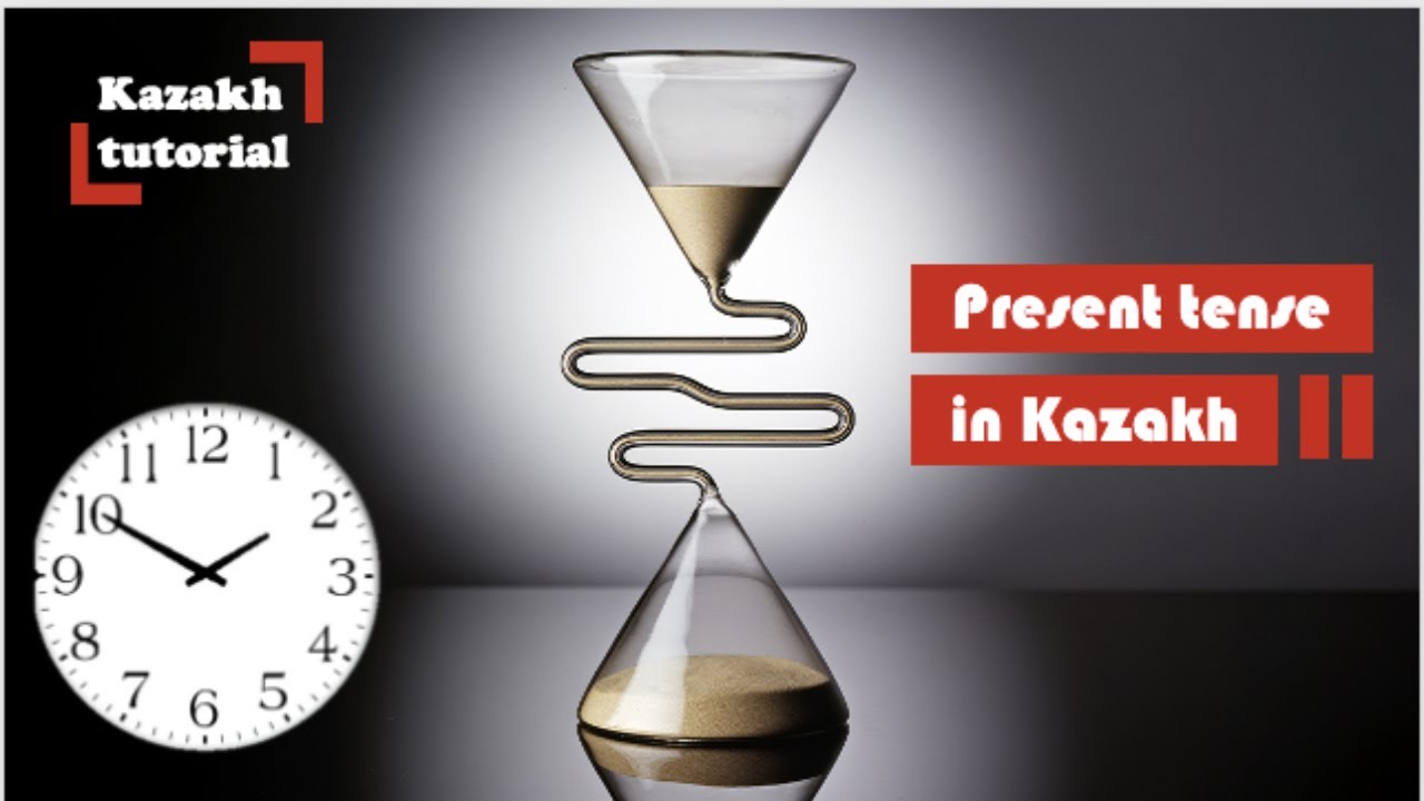 Kazakh present tense|future tense