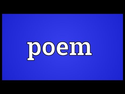Poem Meaning