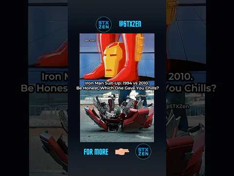 Iron Man Suit-Up Evolution: 1994 Animation vs 2010 Movie Scene | Marvel Fans MUST Decide! #ironman