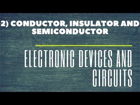 Conductor, Insulator and Semiconductor - Electronic devices and circuits - Engineering lecture