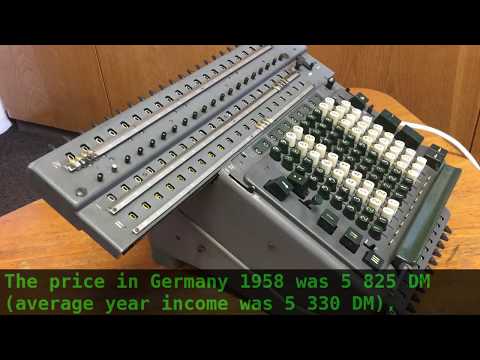 TOP model of MADAS mechanical calculators - ATG 20