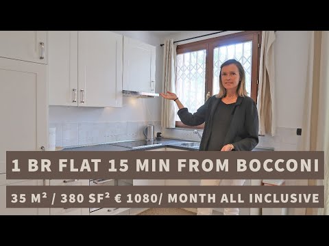 1br 15 minutes from Bocconi and NABA - Video Tour Michael apartment