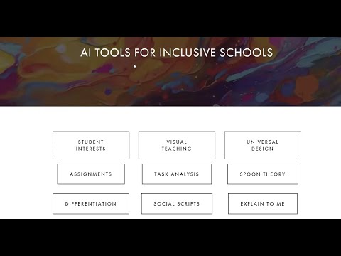 The Universal Sandpit : AI Tools For Inclusive Schools By Craig Smith