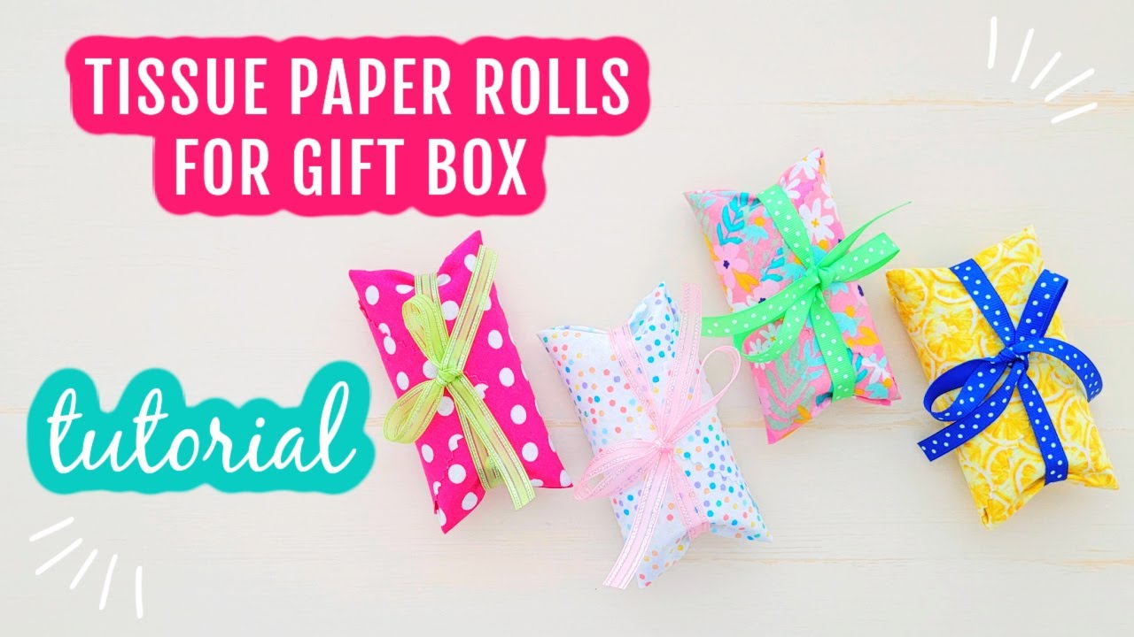 Toilet Paper Rolls For Gift Box Tutorial #giftboxidea #giftboxmaking