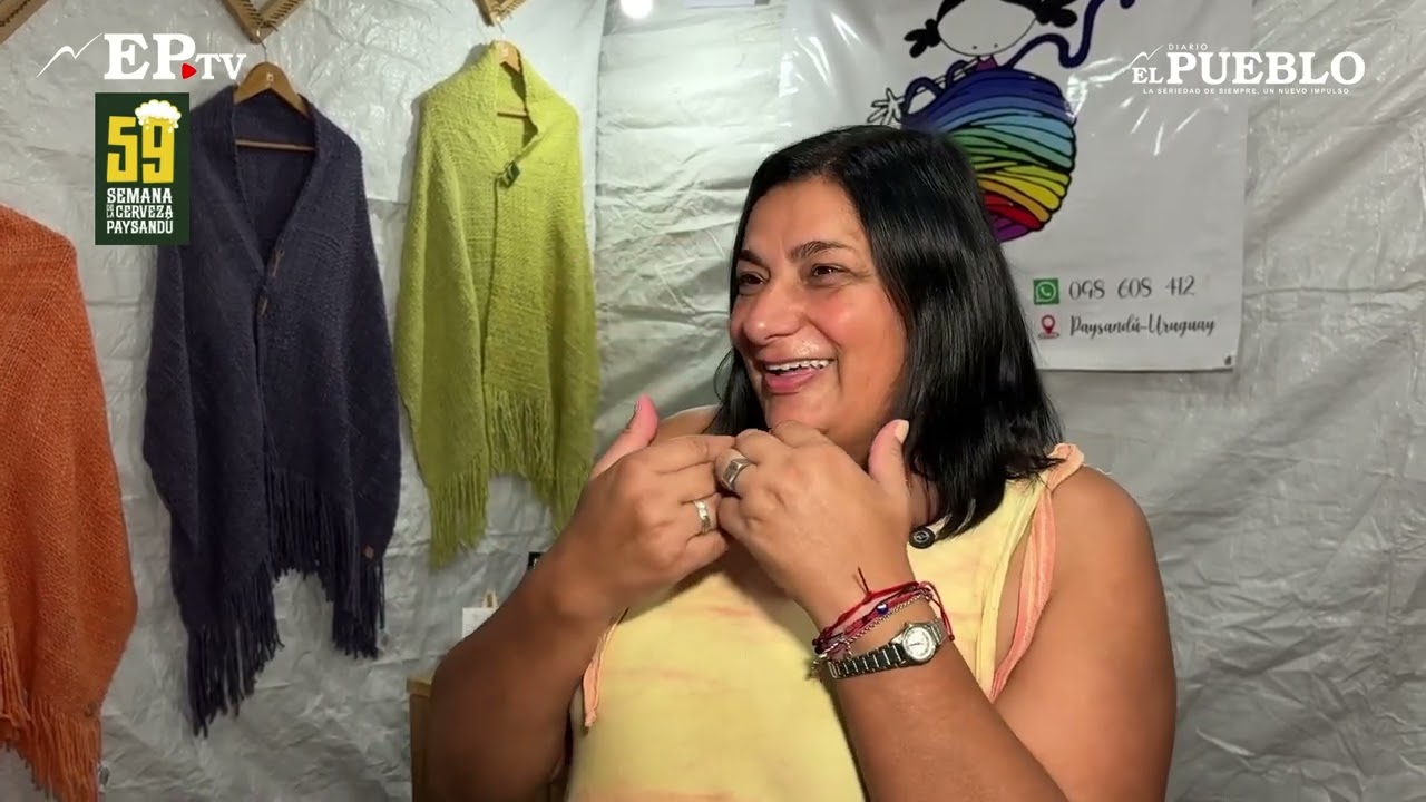 Artesanía en lana: el emprendimiento de María Alvez