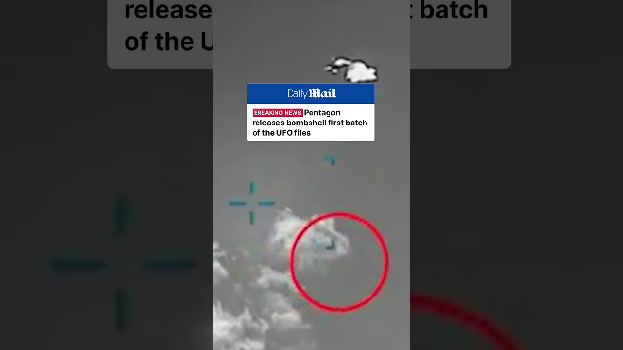 Pentagon releases bombshell first batch of UFO files