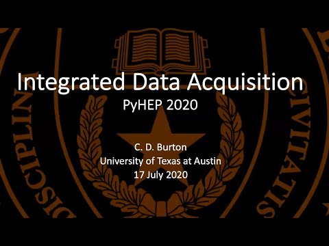 PyHEP 2020 Integrated Data Acquisition in Python