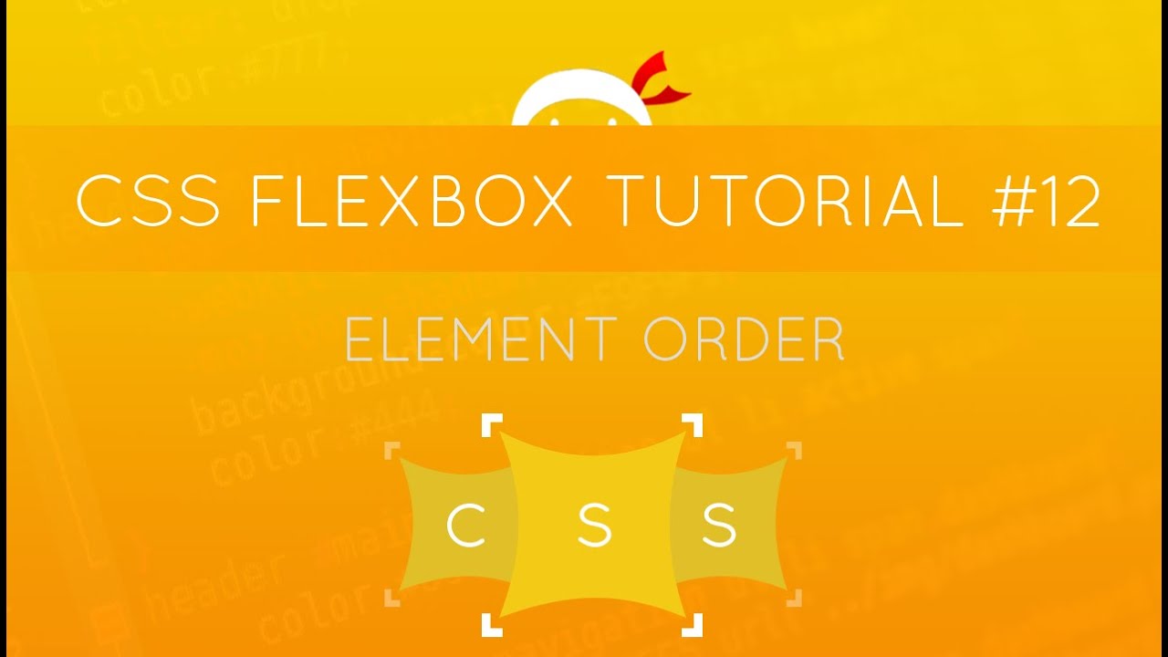 CSS Flexbox Tutorial #12 - Element Order