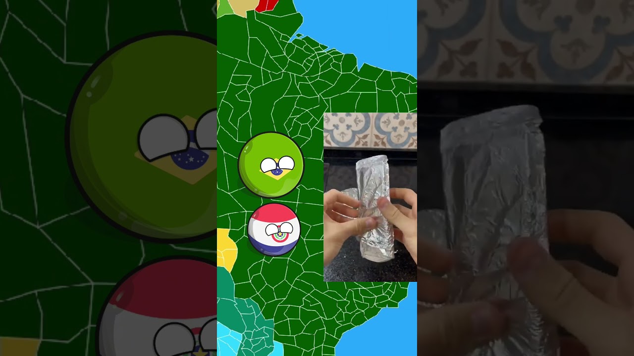 Barra de chocolate ou Caixa de lápis?#countryballs#shorts#amigos