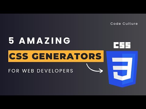 5 CSS Generators Useful For Web Developer | Css generators