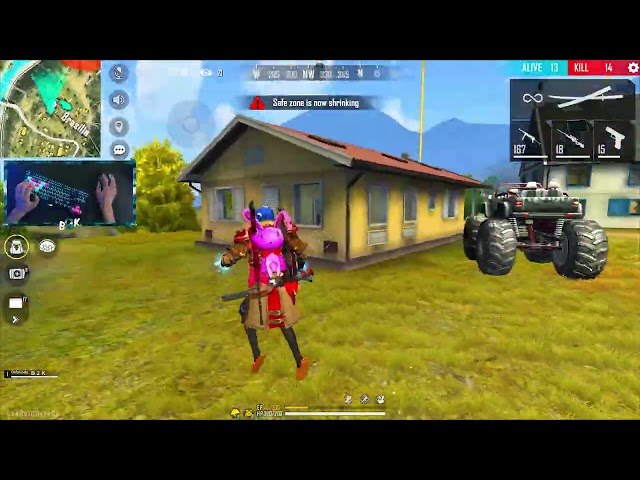 B2K's Free Fire ID, stats, real name, YouTube views, and monthly earnings