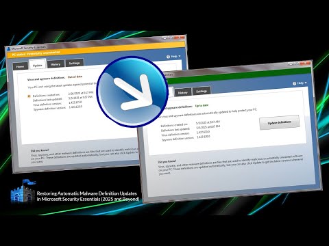 Restoring Automatic Malware Definition Updates in Microsoft Security Essentials 2025 and Beyond