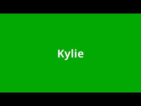 what is the meaning of Kylie