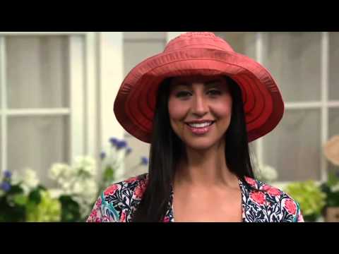San DiegoHat Co UPF-50 Lightweight Collapsible Hat w/Wire in Brim on QVC