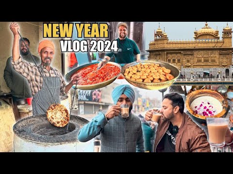 2024 New Year in Amritsar | Kala Shah Amritsari Kulcha | Amritsar Street Food