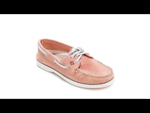 Sperry A/O White Cap Washed Leather Boat Shoe