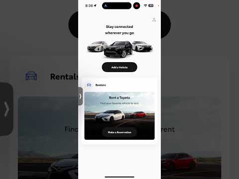 Setting up the Toyota app for a first time Toyota Owner.