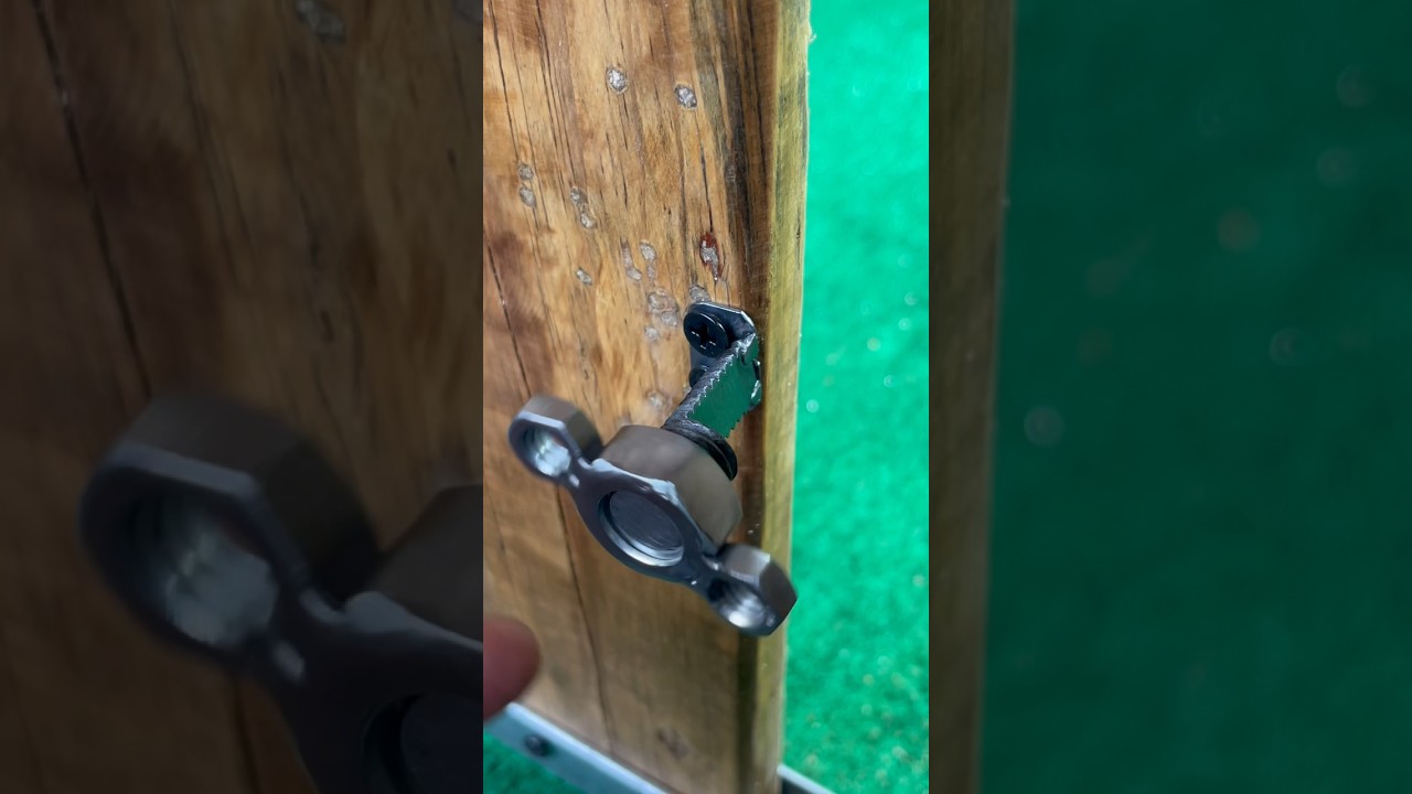 Simple idea with automatic gate latch lock # mechanism lock # DIY # sliding gate # New style