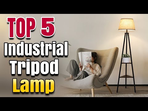 Best Industrial Tripod Floor Lamp For living Room