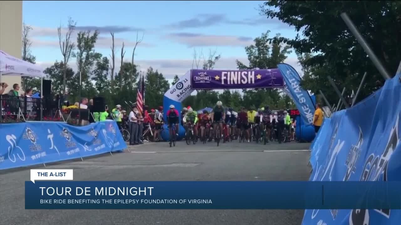 Tour de Midnight ride to benefit the Epilepsy Foundation of Virginia