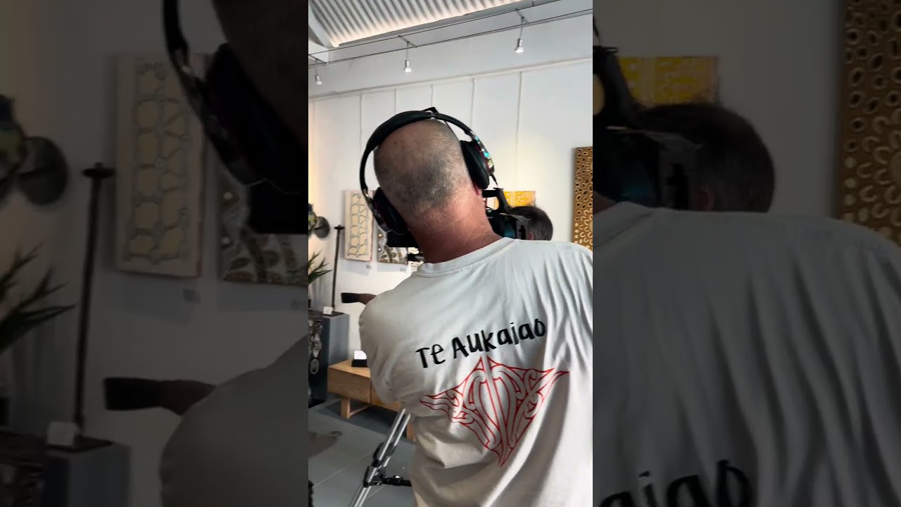 Backstages d'une interview pour Pacific Trade Invest NZ