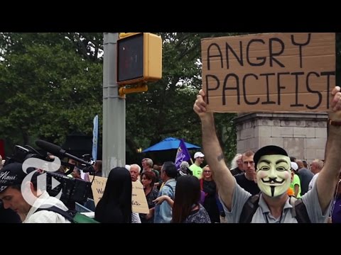 Rallying at the People's Climate March in NYC | The New York Times