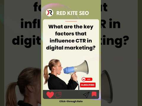 What are the key factors that influence CTR in digital marketing?