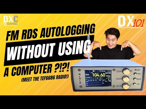 DX101 | FM RDS Autologging WITHOUT using a computer?! (Meet the TEF6686 radio!)