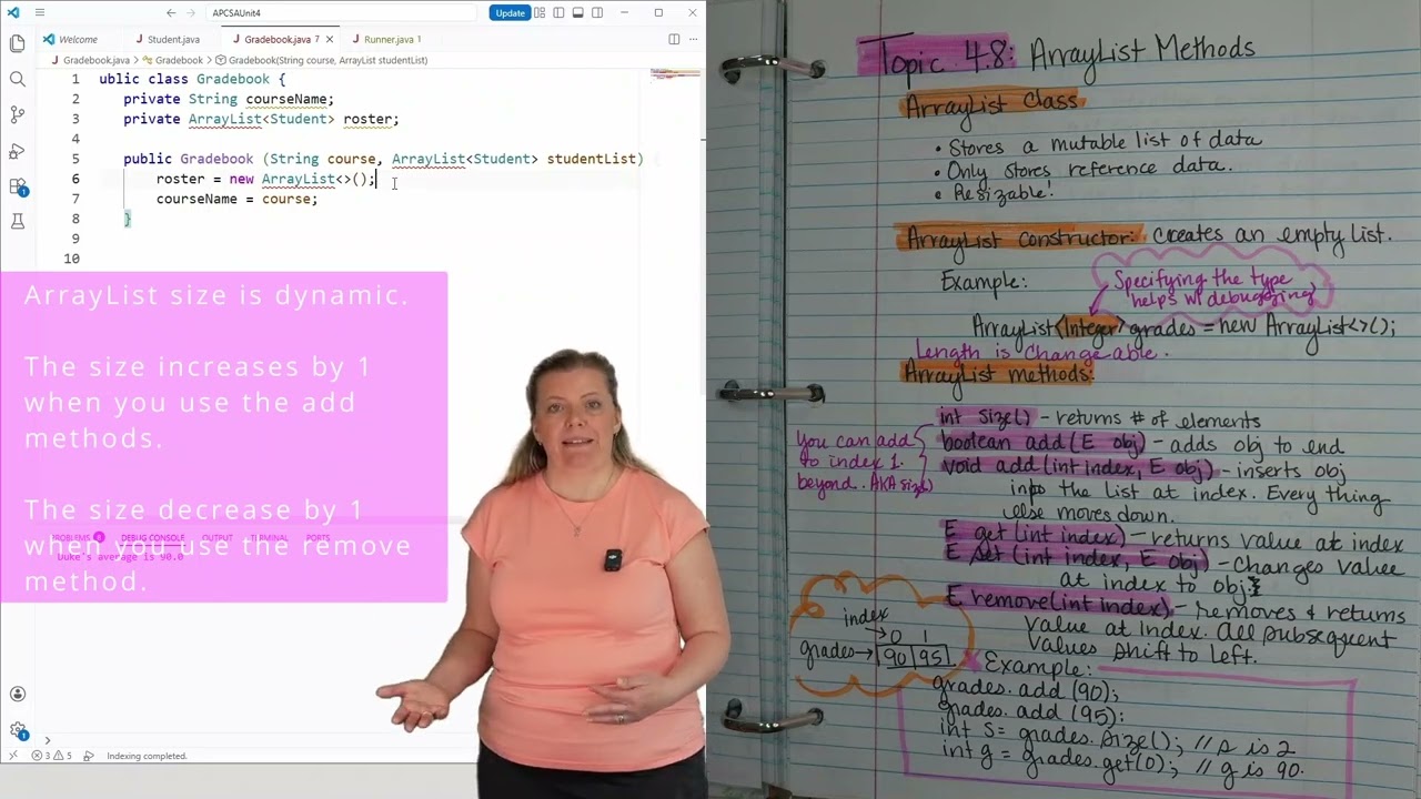 Duchess Adds ArrayLists! | AP CSA Unit 4 with Duchess