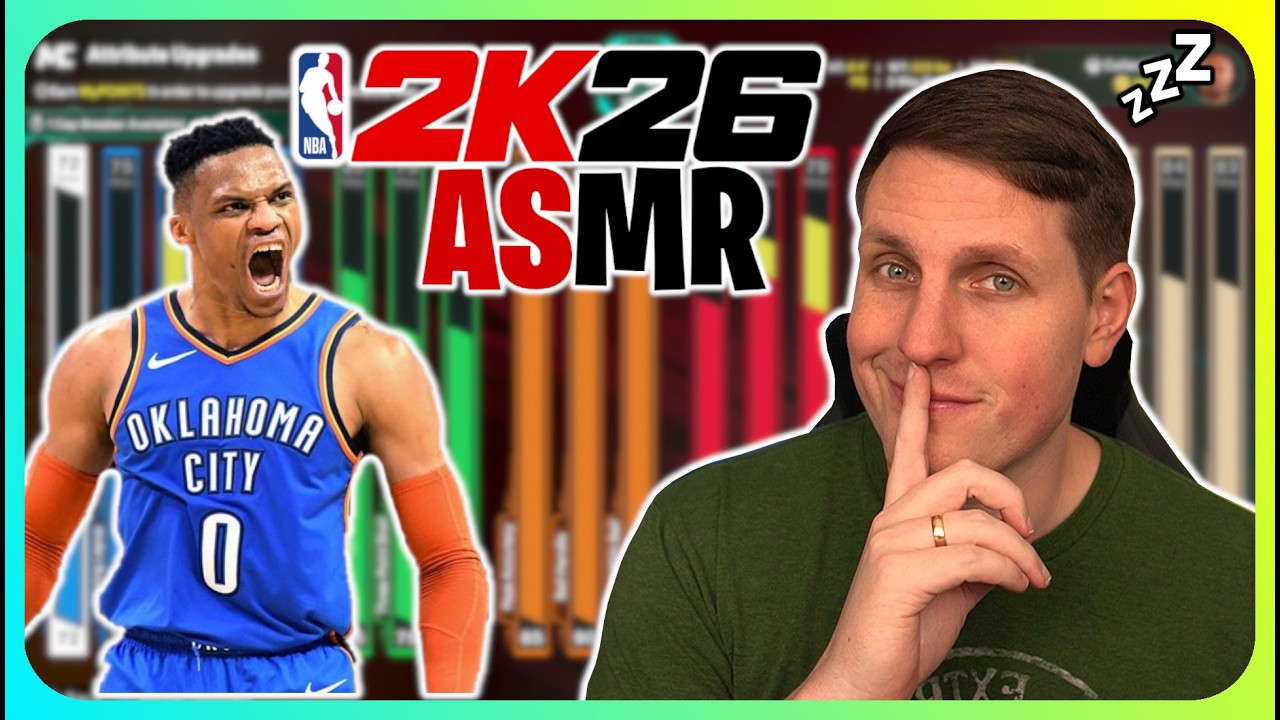 (ASMR) NBA 2K26 Westbrook Build For Season 6 (Controller Sounds)