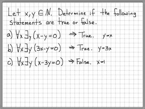 Proof and Problem Solving - Quantifiers Example 03